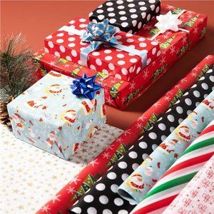 Party Supplies | 15 Sheets Christmas Tissue Paper Assorted Design Easy ...